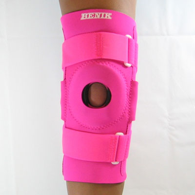 Hinged Knee Brace with Repositionable Buttress in an External Pocket: K ...