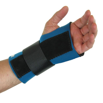 Wrist Sleeve with Compression Strap and Dorsal and Volar Stays: W-107 ...